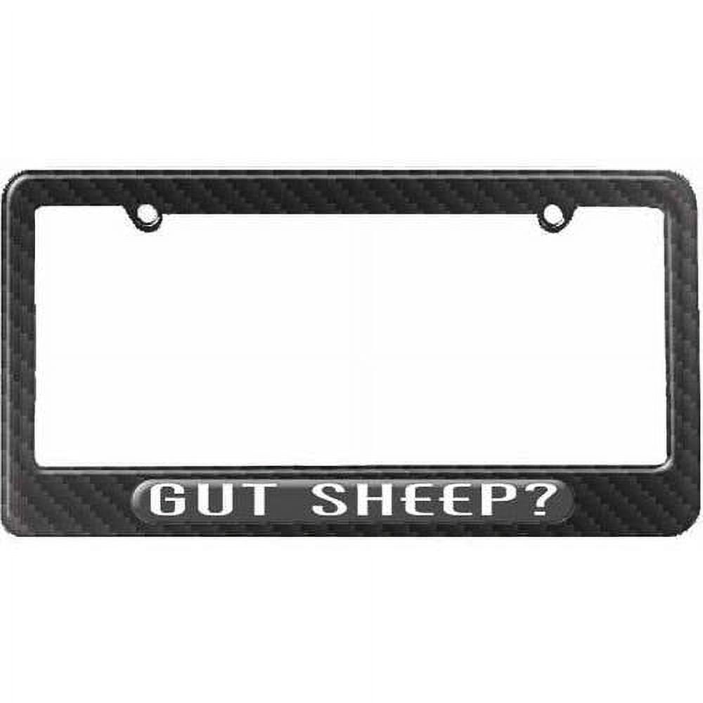 Gut Sheep, Hunting License Plate Tag Frame, Multiple Colors - Walmart.com