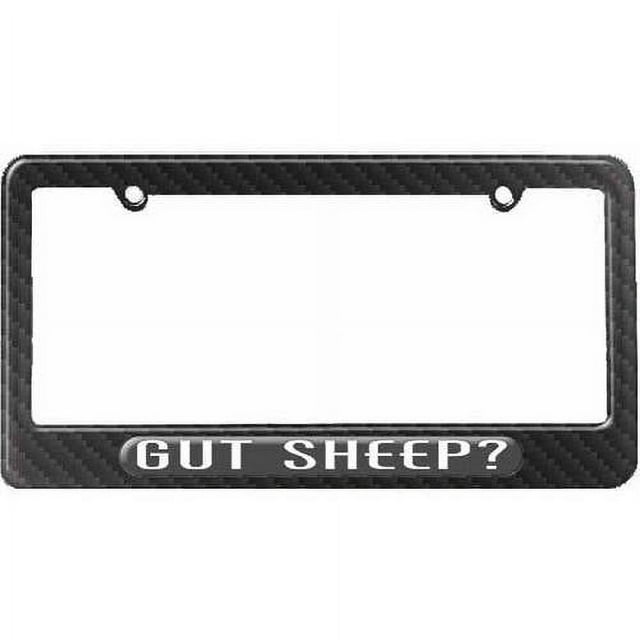 Gut Sheep, Hunting License Plate Tag Frame, Multiple Colors - Walmart.com
