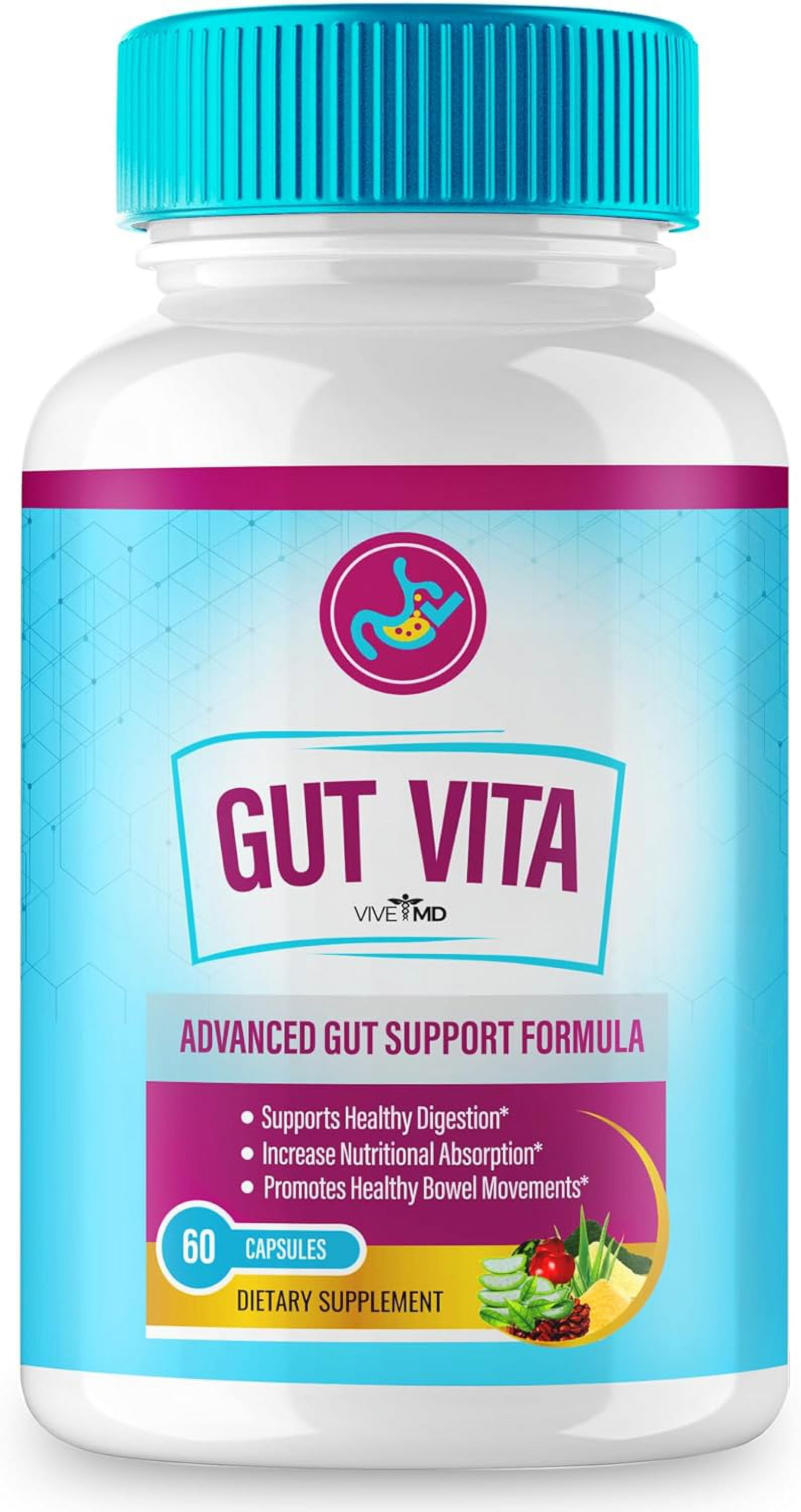 Gut Vita Probiotics for Women and Men Pills - Maximum Strength, GutVita ...