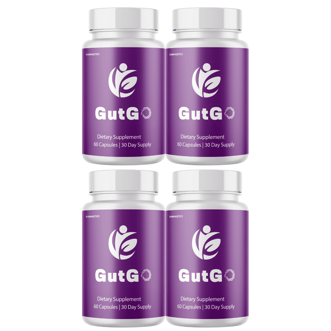 GutGo Wellness Dietary Supplement Gut Go Maximum Strength - 4 Bottles ...