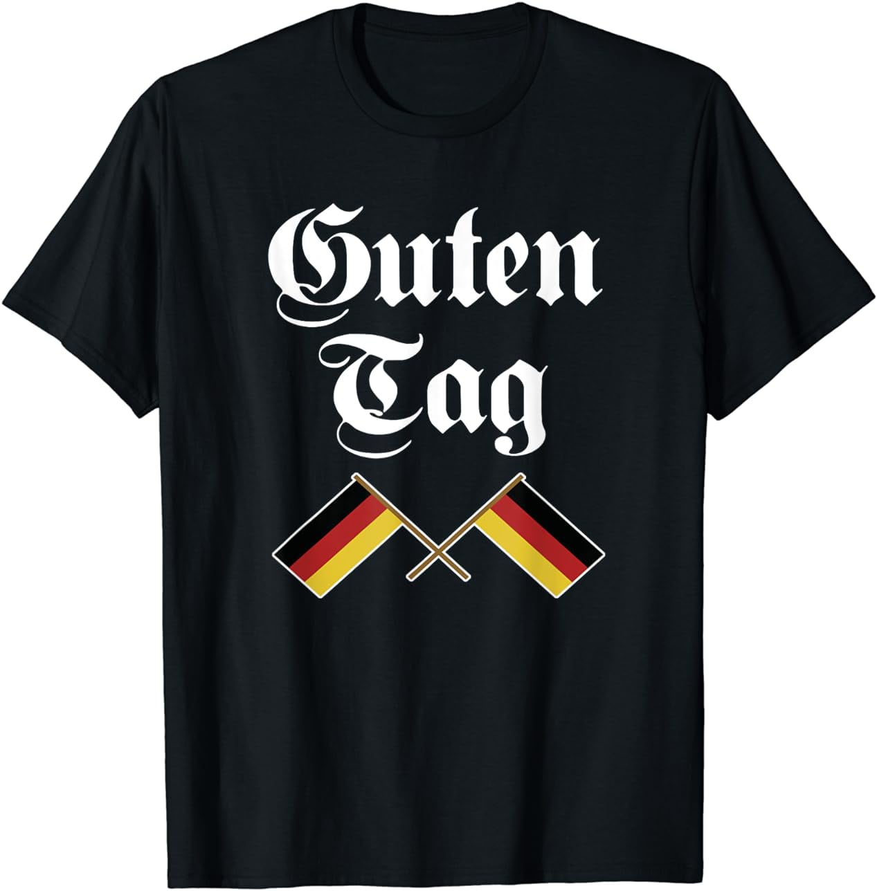 Guten Tag Flag of german Germany German T-Shirt - Walmart.com