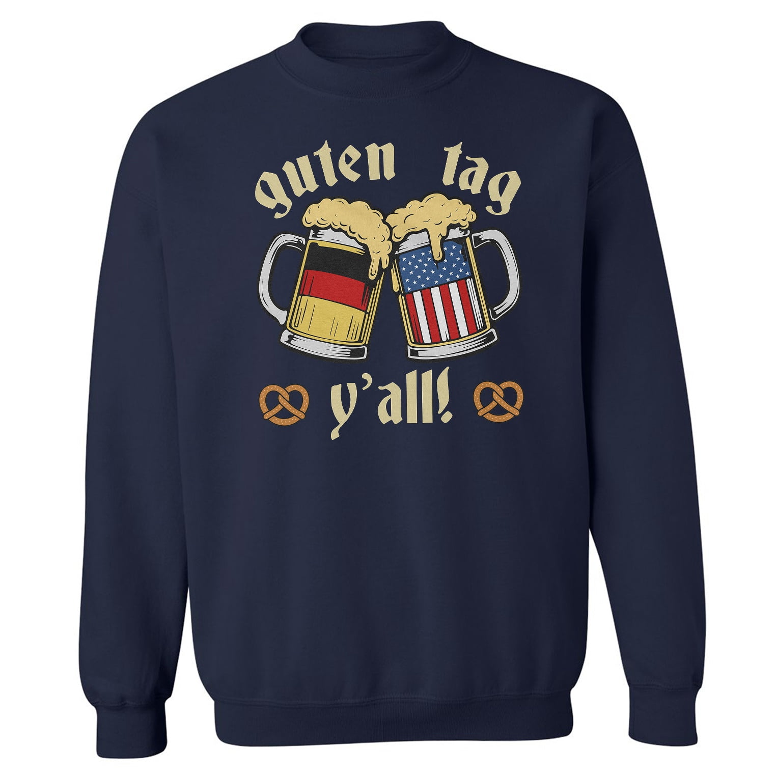 Guten Tag Y’all - German-American Beer Oktoberfest Unisex Crewneck ...