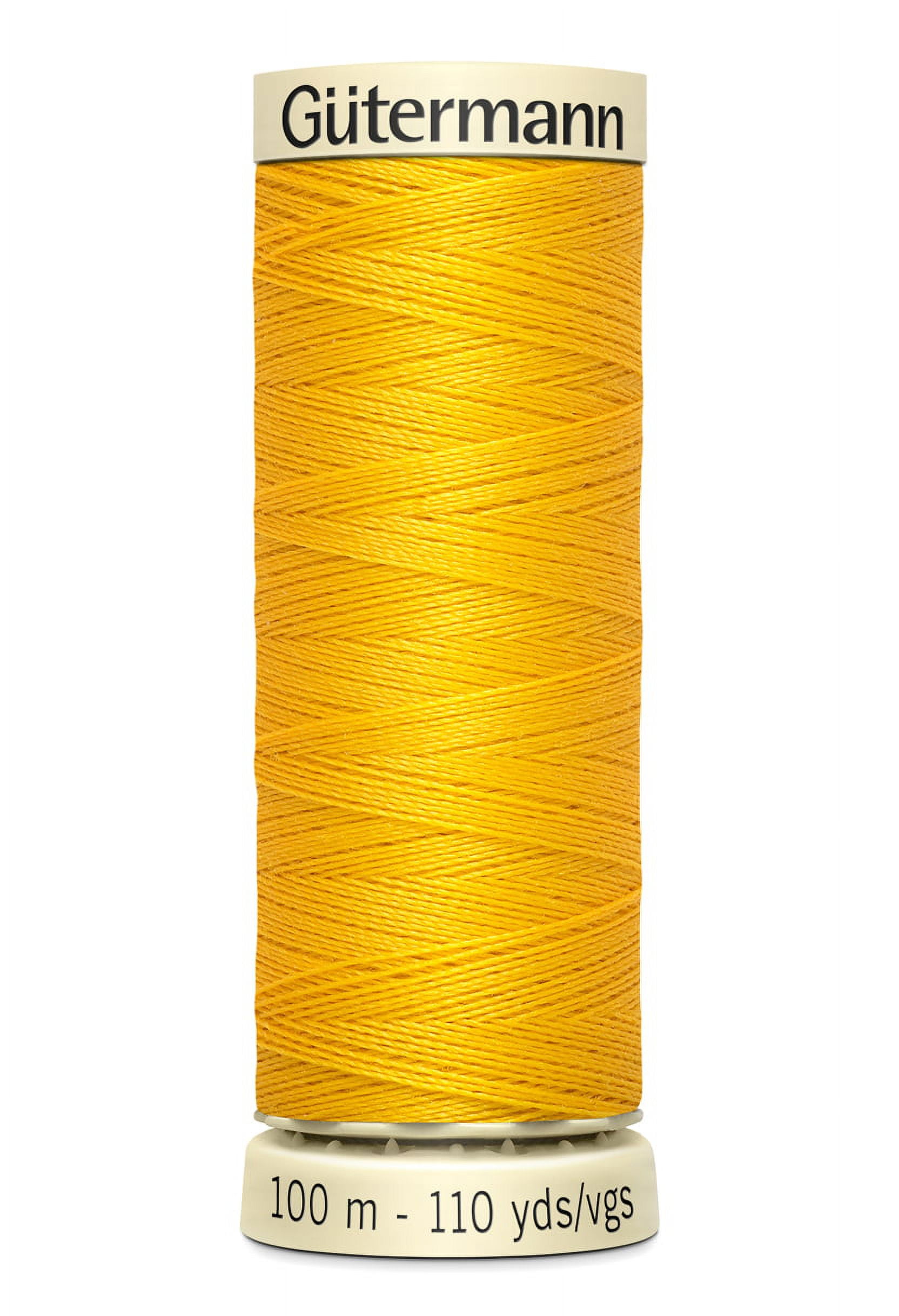 Gutermann 110 Yd Polyester Thread-Goldenrod - Walmart.com