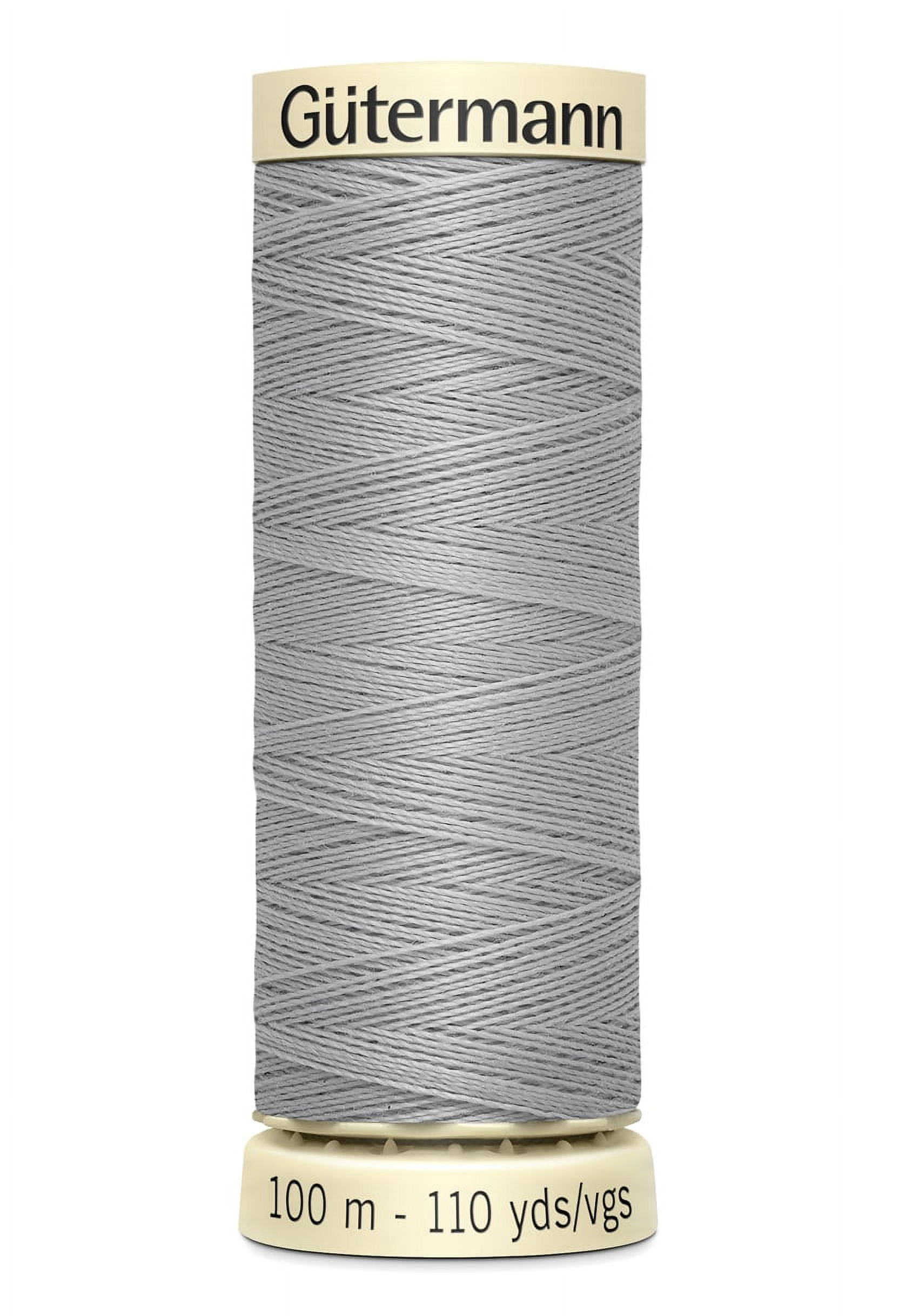 Gutermann 110 yd Polyester Thread-Mist Gray - Walmart.com
