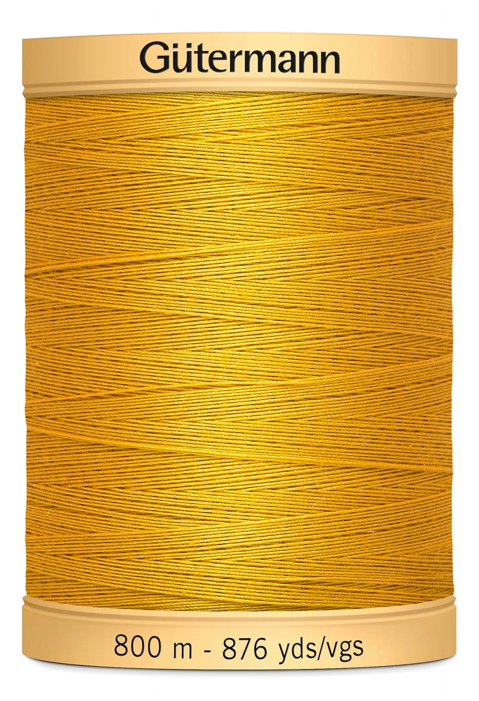 Gutermann 876 Yd Natural Cotton Thread-Gold - Walmart.com