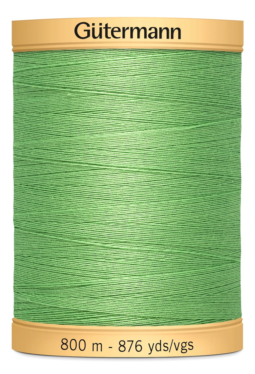 Gutermann 876 Yd Natural Cotton Thread-Shamrock Green - Walmart.com