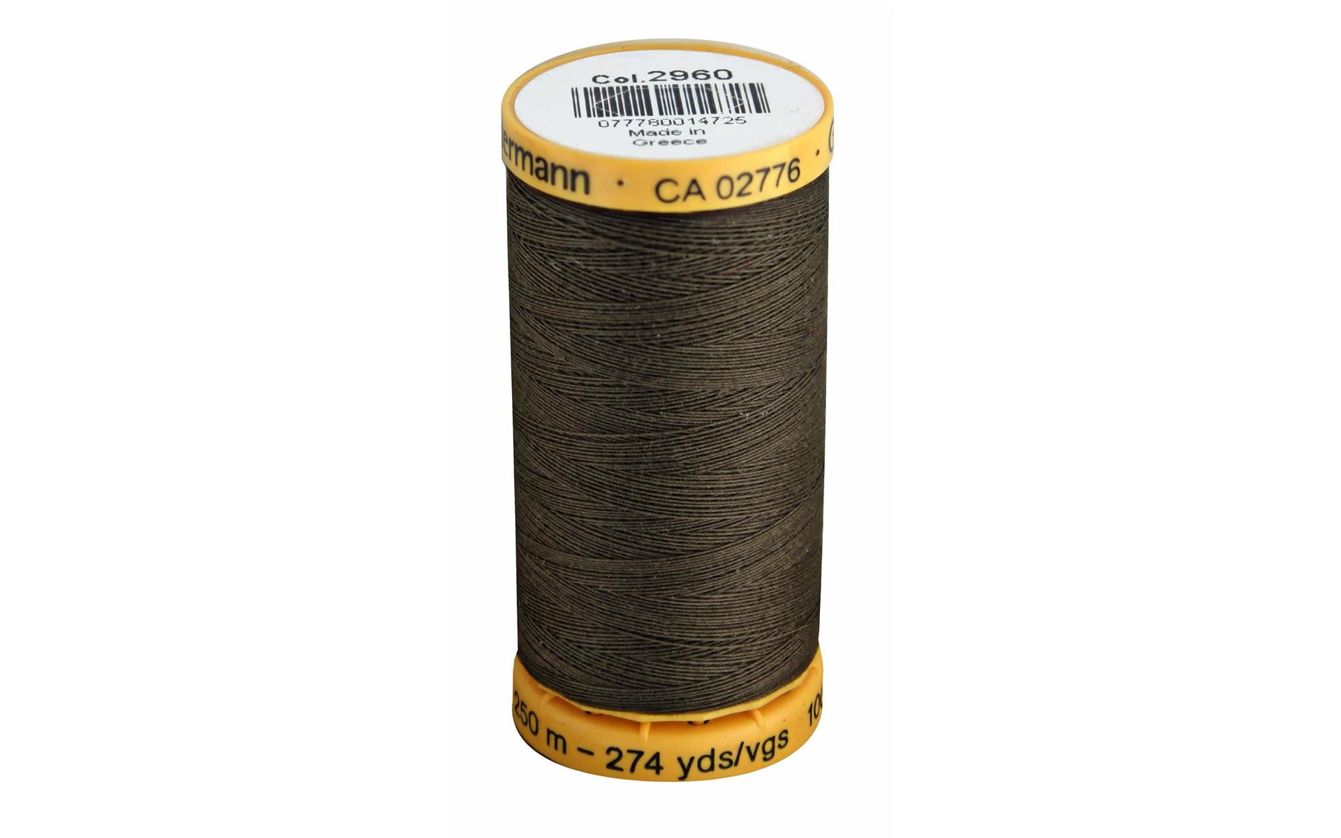 Gutermann Cotton 50 Thread 250M Dark Brown - Walmart.com