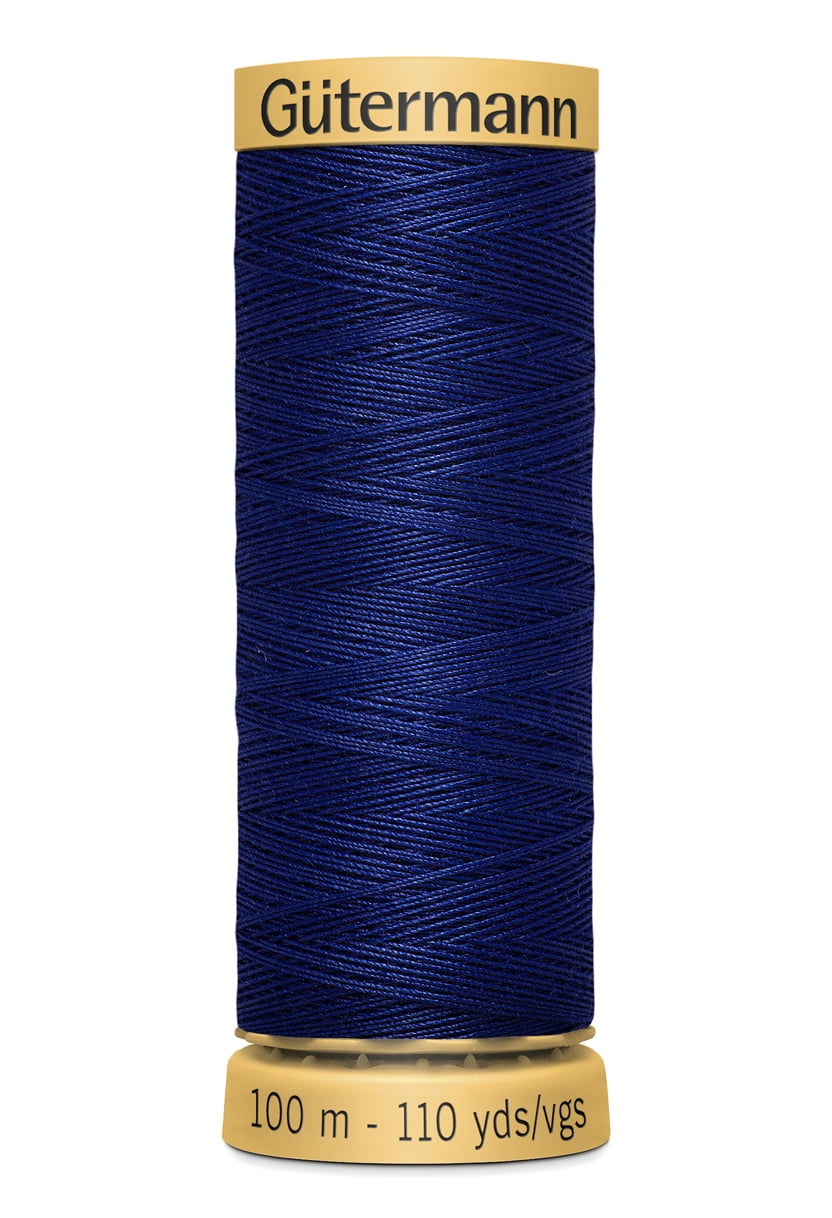Gutermann Natural Cotton Dark Royal Blue Thread, 110 Yd. - Walmart.com