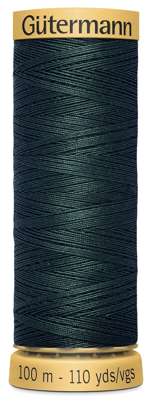 Gutermann Natural Cotton Thread 110yd-Black Forest - Walmart.com