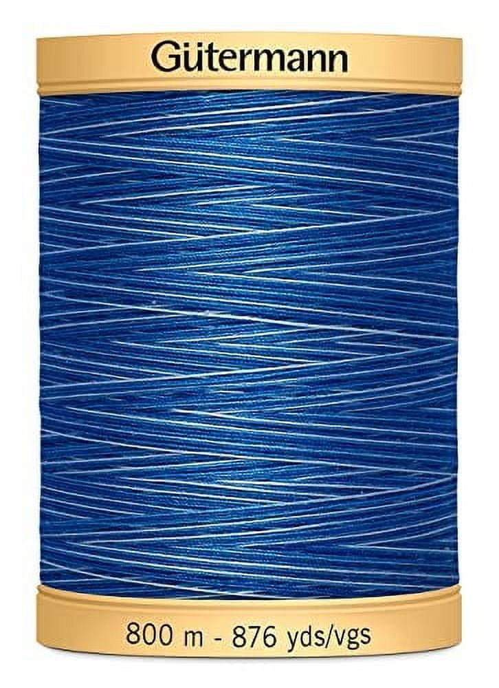 Gutermann Natural Cotton Thread Variegated 876yd, Deep Evening Sky ...