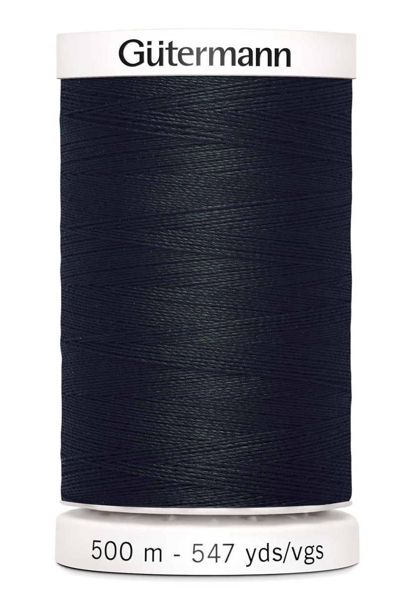 Gutermann Sew-All Polyester Black Thread, Ideal for Basic Sewing ...