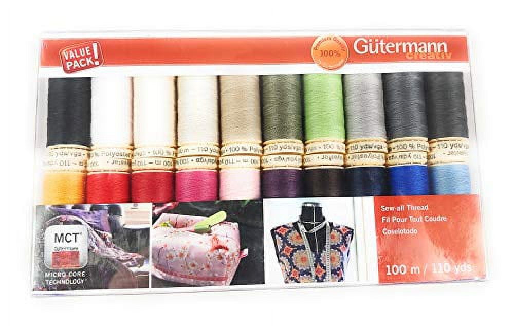 Gutermann Sew-All Polyester Thread Set - 20 Spools-Basics - Walmart.com