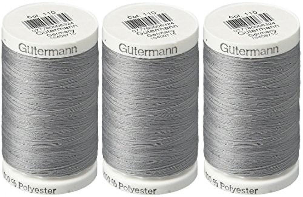 Gutermann Sew-All Thread, 547-Yard, Slate (3 Pack) - Walmart.com