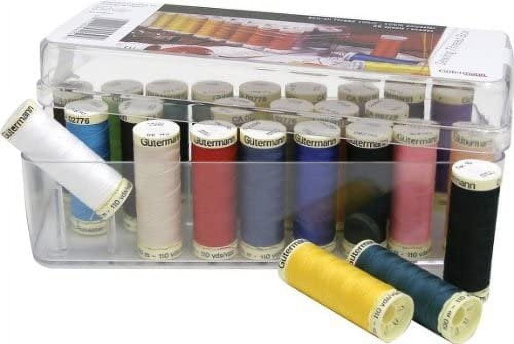 Gutermann Sewing Thread, 26 Spools, Sew All Polyester, Heavy Denim, Color Variety - Walmart.com