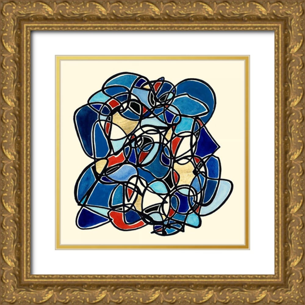 Guthrie, Jenna 26x26 Gold Ornate Wood Framed with Double Matting Museum ...