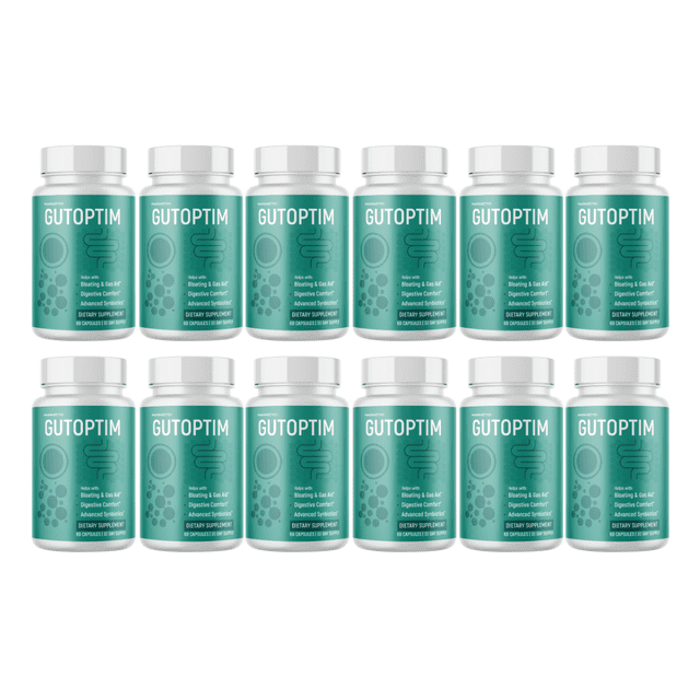Gutoptim Advanced Gut Health Support Digestion & Bloating 12Bottles 720 ...