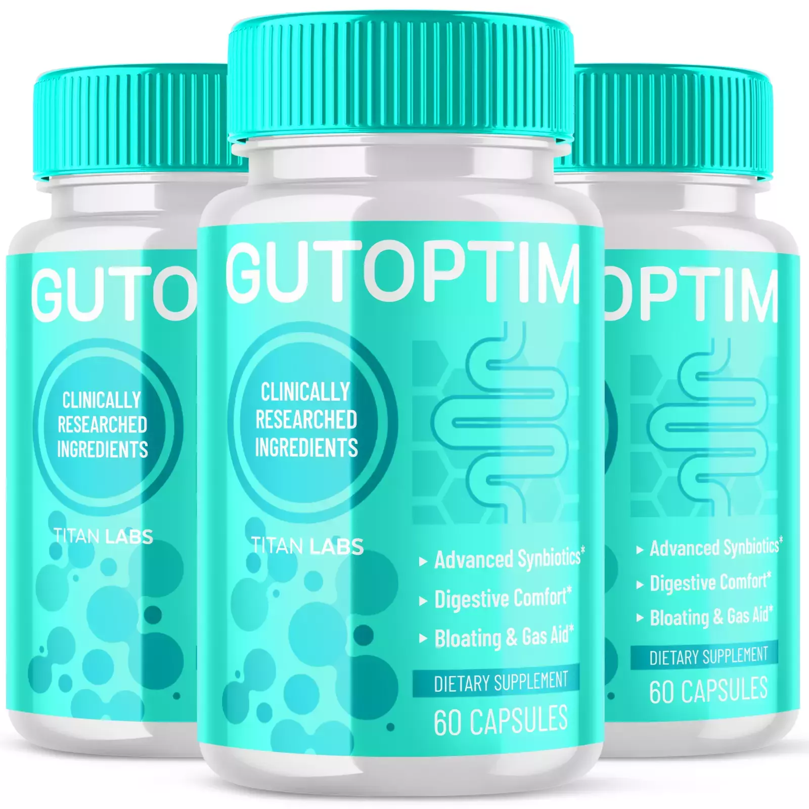 Gutoptim Probiotic Gut Health - Boosts Digestion, Relieves Bloating (3 ...