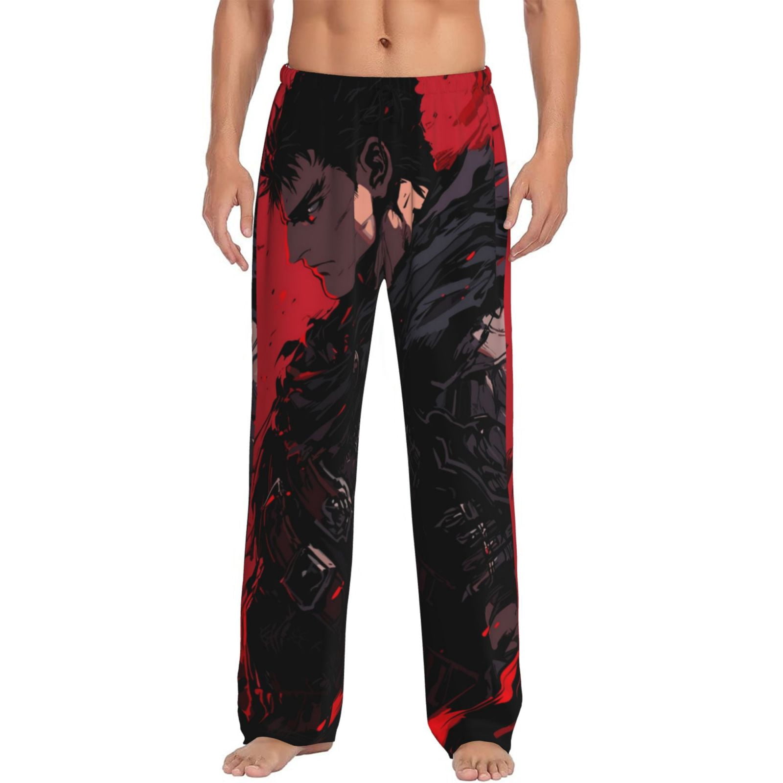 Guts Berserk Poster Men's Pajama Pants With Pockets Lounge Fashion Cozy ...