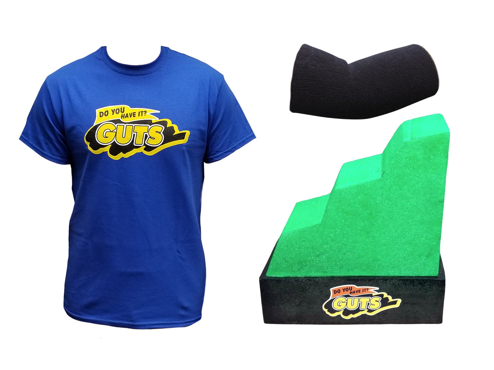 Guts Blue Team Deluxe Costume Shirt Aggro Crag Elbowbands 90s TV Show ...
