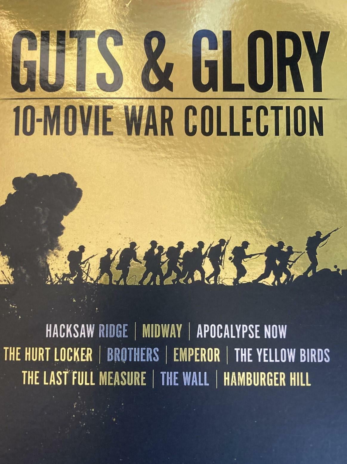 Guts & Glory: 10-Movie War Collection (DVD, 2021) NEW - Walmart.com