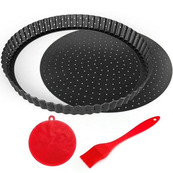 (2 pack) Anchor Hocking 9" Glass Pie Pan - Walmart.com