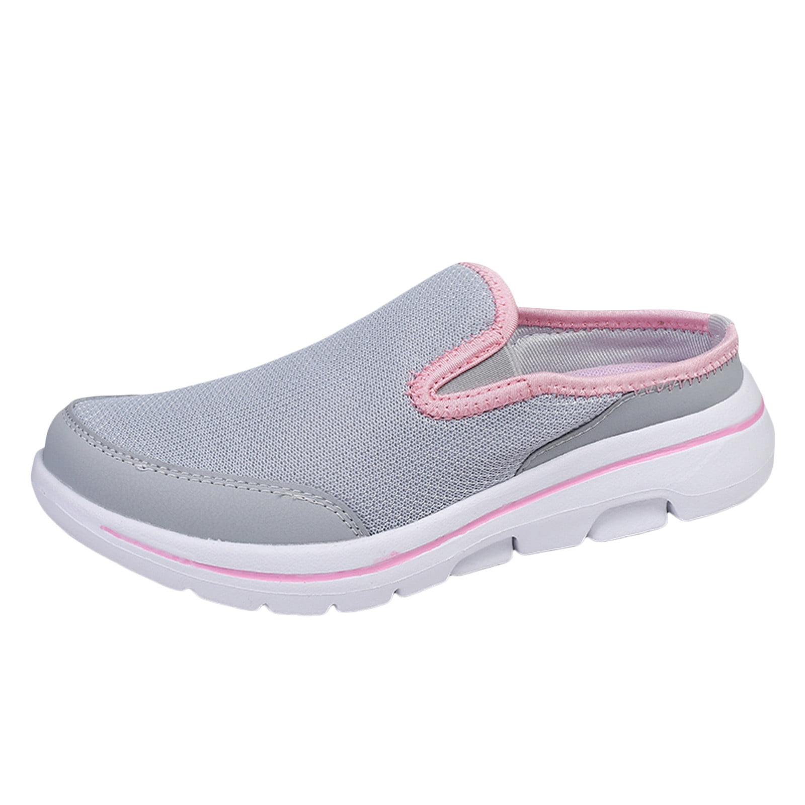 Guttear Mules for Women 2025 Backless Walking Sneakers Summer Slip-On ...