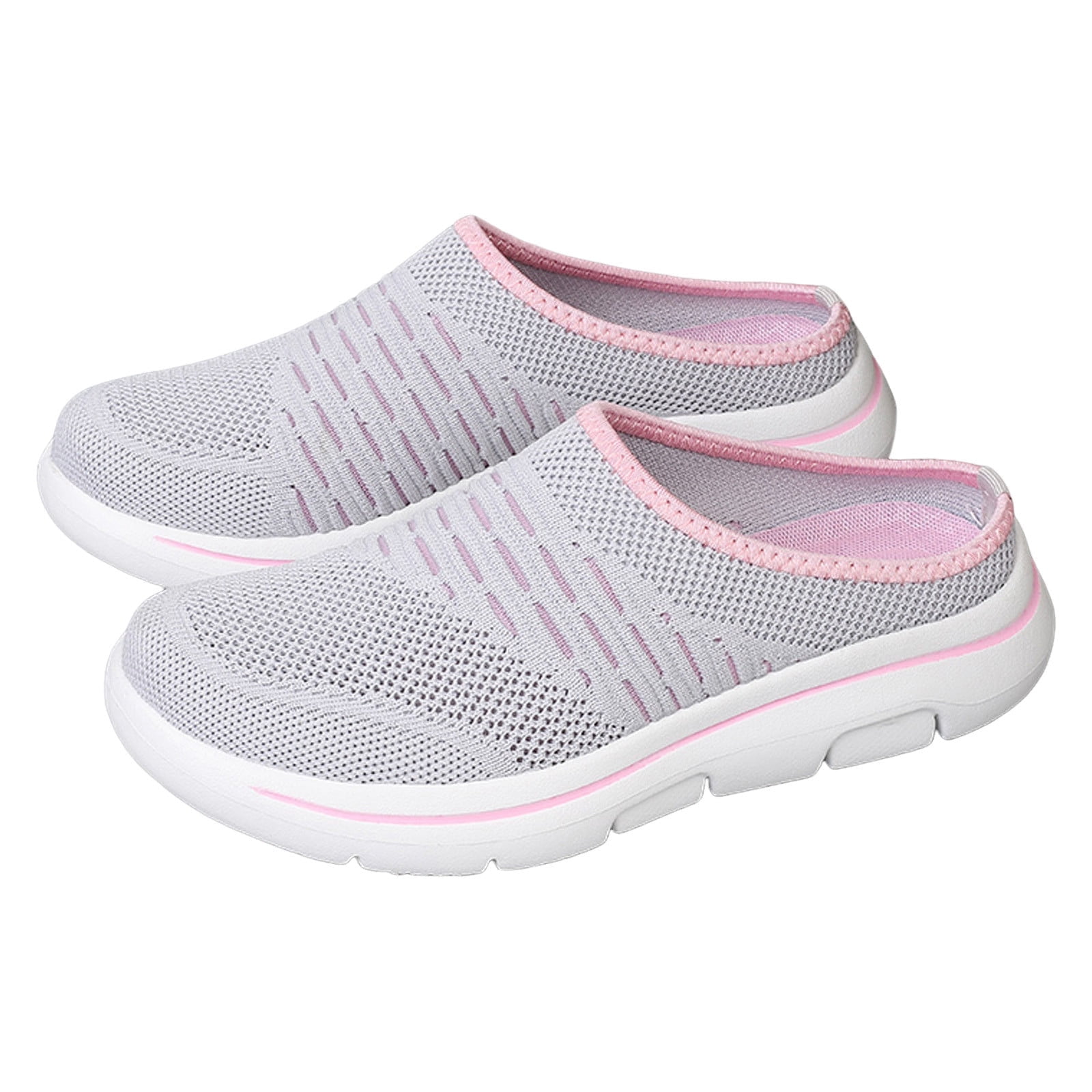 Guttear Mules for Women 2025 Summer Slip On Closed Toe Shoes Wide Width ...