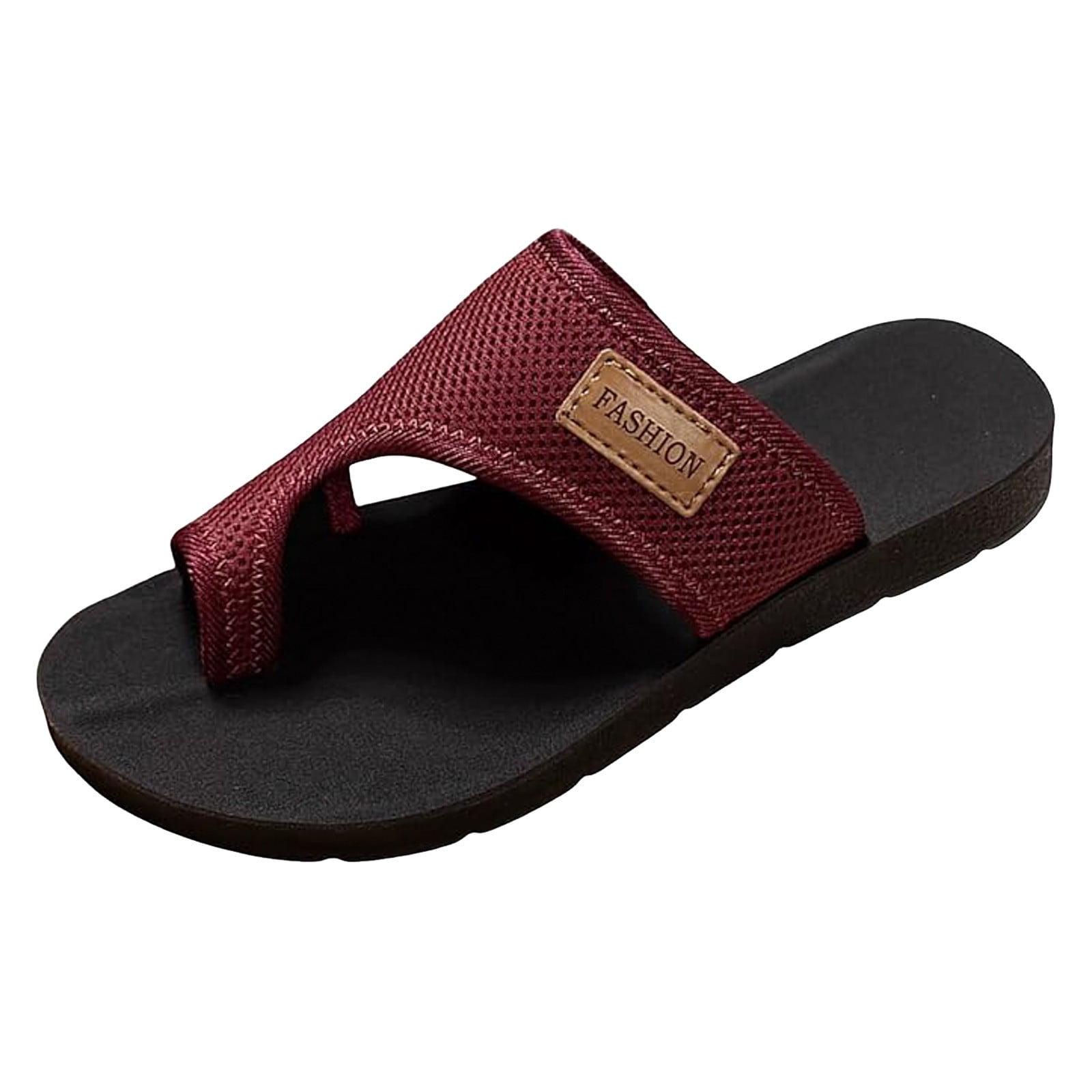 Guttear Orthopedic Sandals for Women Arch Support Walking Mesh Flip ...