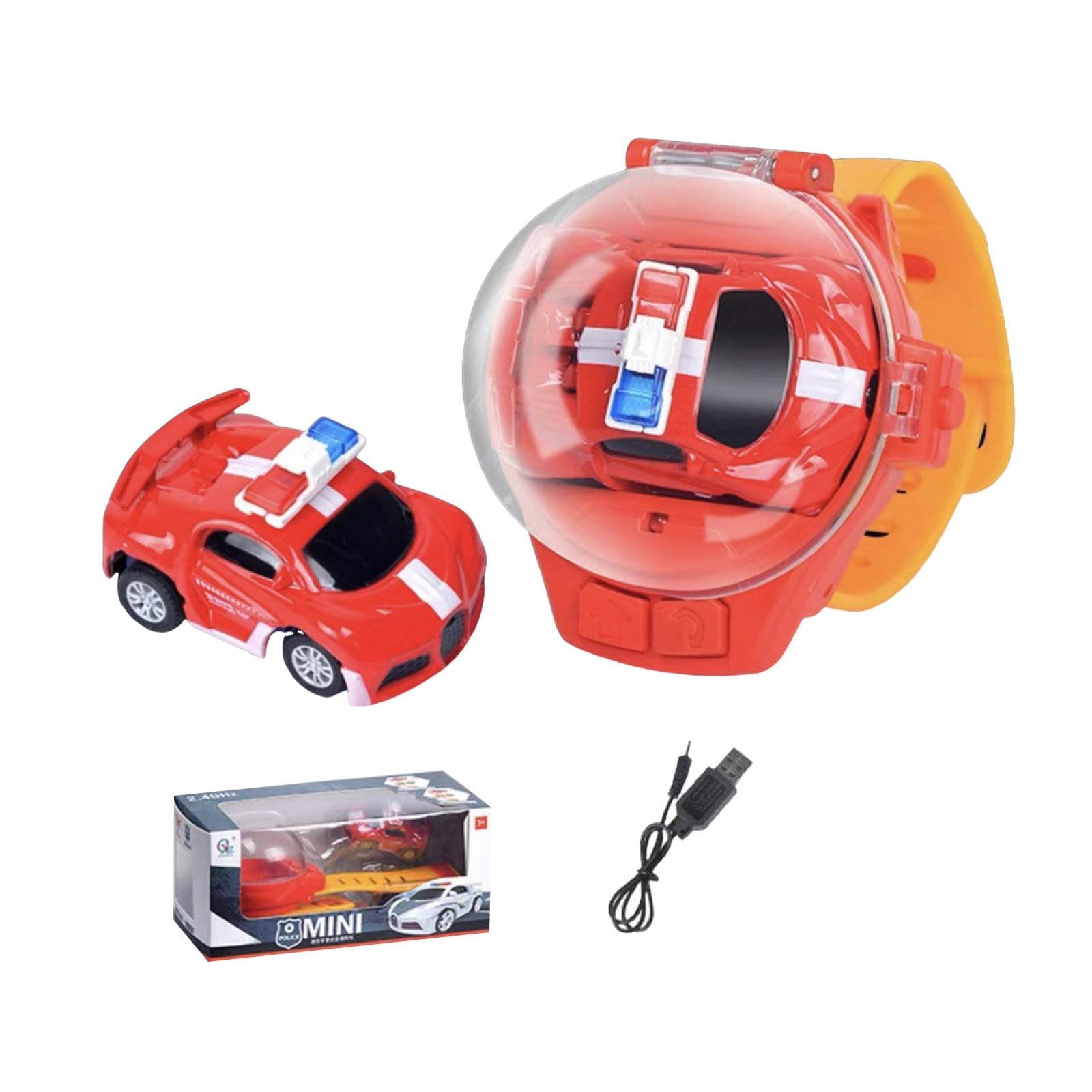 Guttear Watch Remote Control Car Toy Mini 2.4GHZ RC Race Car 30 Meters ...