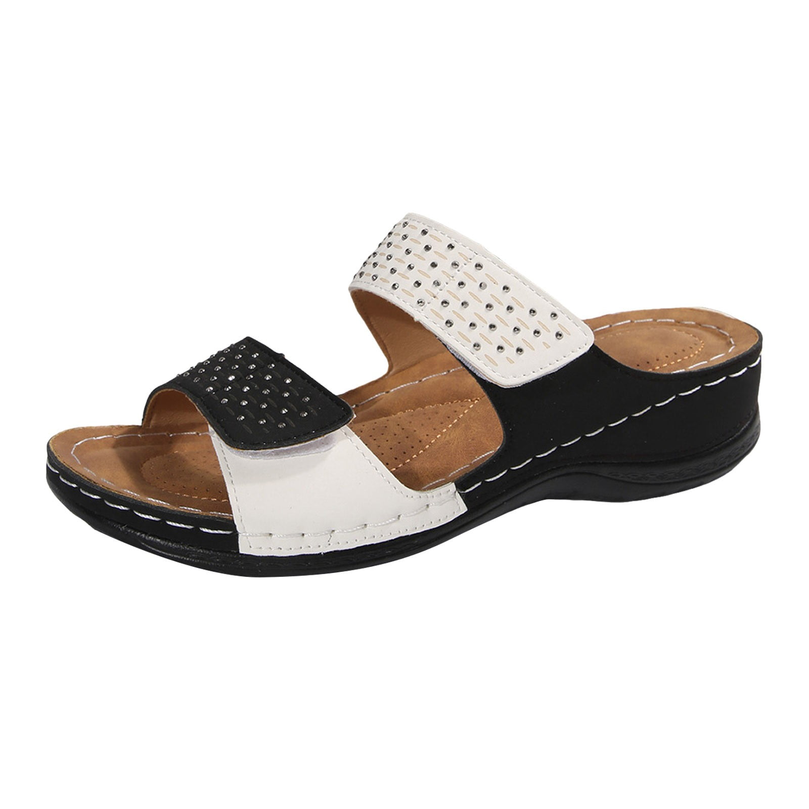 Guttear Women's Mandy Cork Espadrille Platform Sandal - Strappy Wedge ...