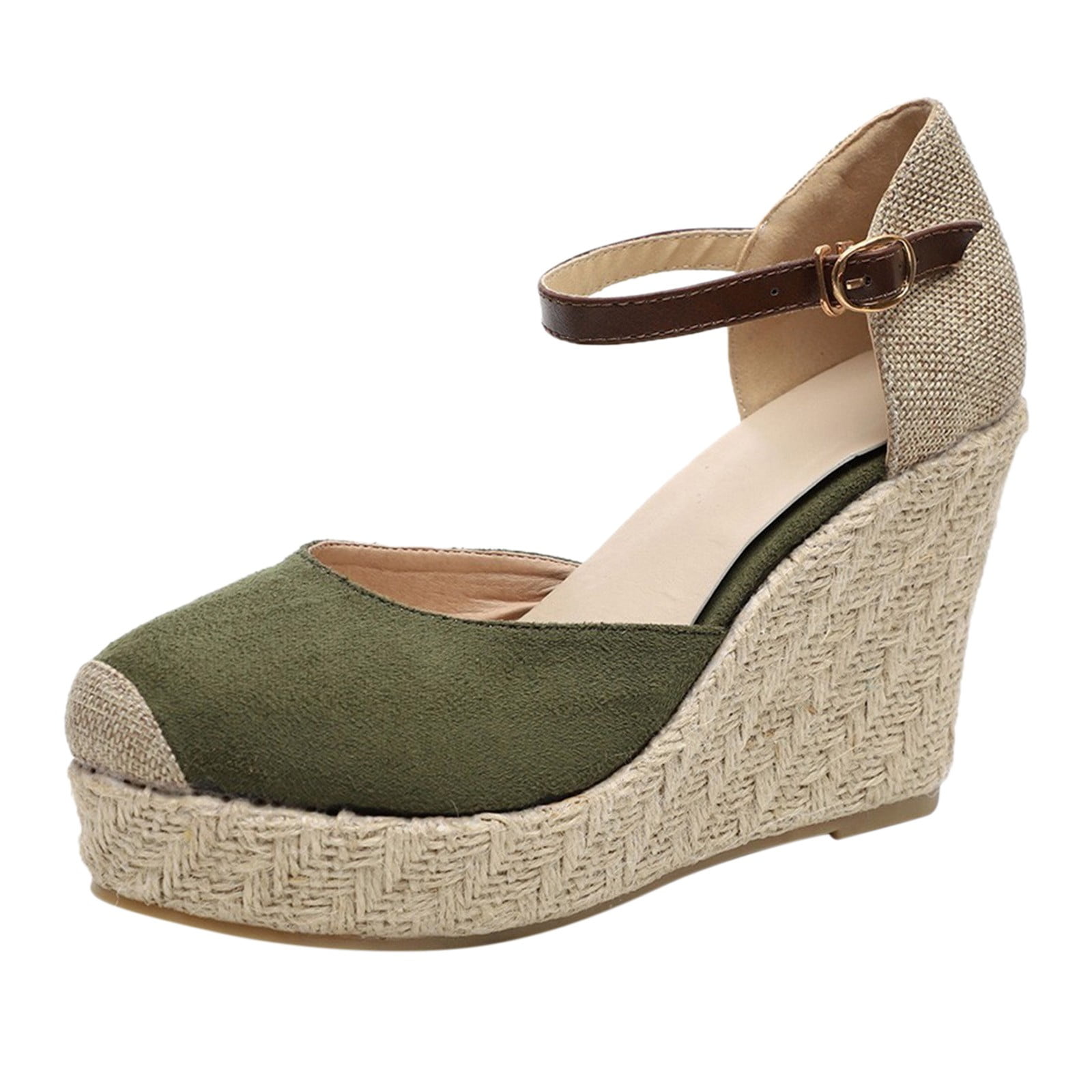 Guttear Women's Orthopedic Arch Support Wedge Sandals Beach Vacation ...