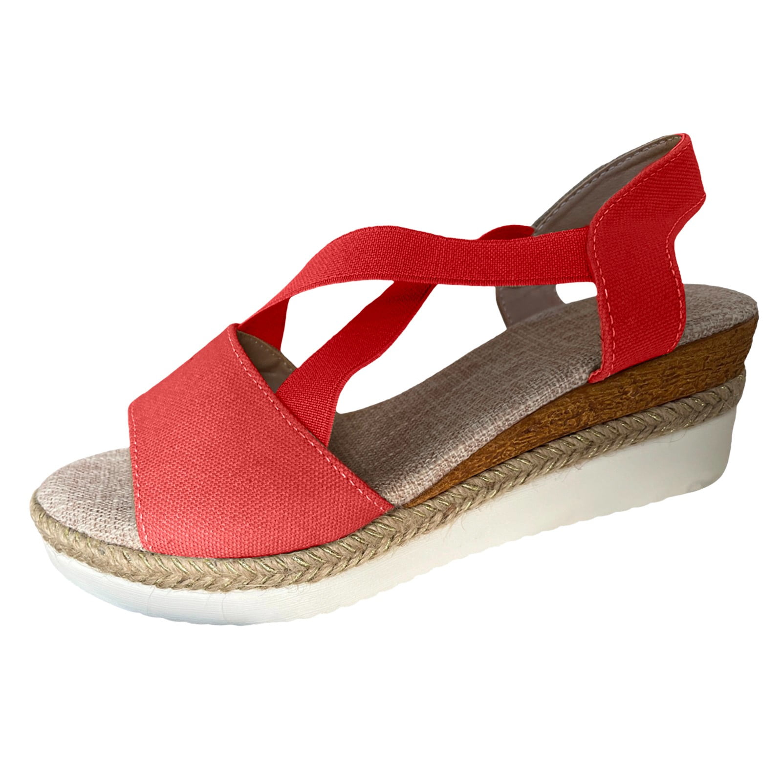 Guttear Women's Slide Sandal Beach Vacation Casual Camping Sandals ...