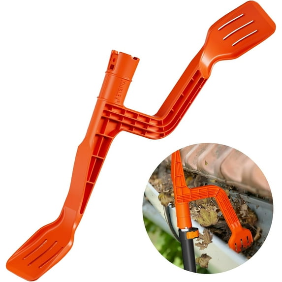 Gutter Cleaning Tool with Threaded, Gutter Cleaner, Mini Rake, Clean ...