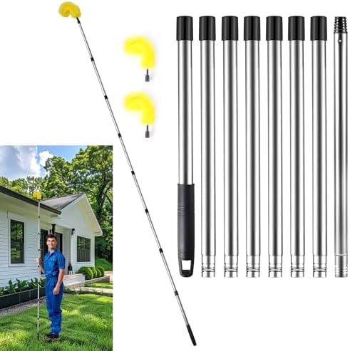 Gutter Cleaning Tools from The Ground - 10.5FT Adjustable Cleaner ...