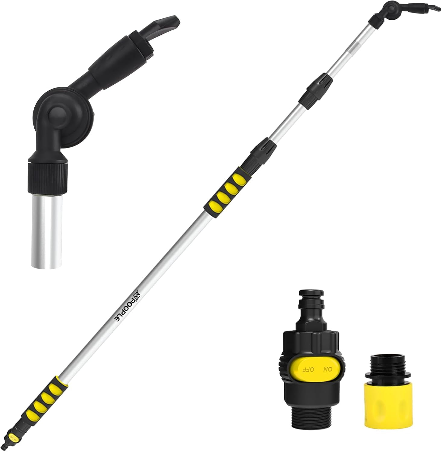 Gutter Cleaning Tools from The Ground, 12ft (20ft Reach) Rain Gutter ...