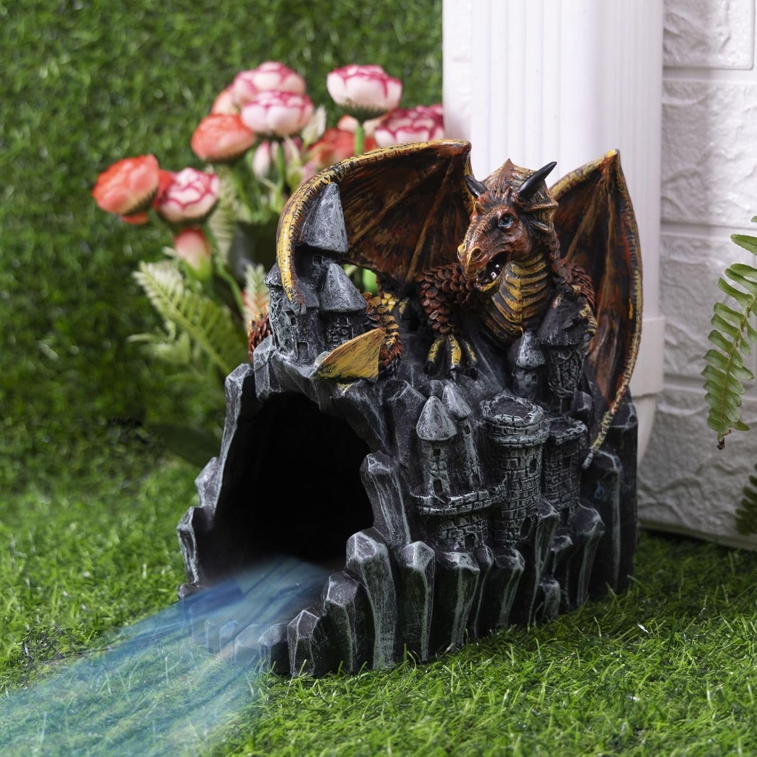 Gutter Downspout Extensions Dragon Statue Garden Decor, 34 Gutter ...