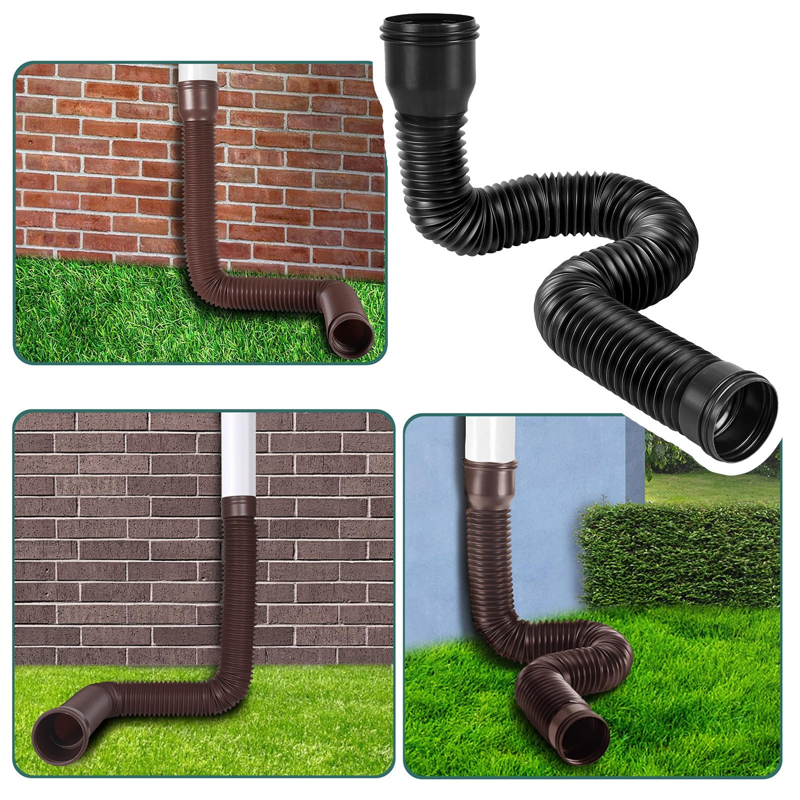 Gutter Downspout Extensions,Rain Gutter Downspout Extension, Flexible ...