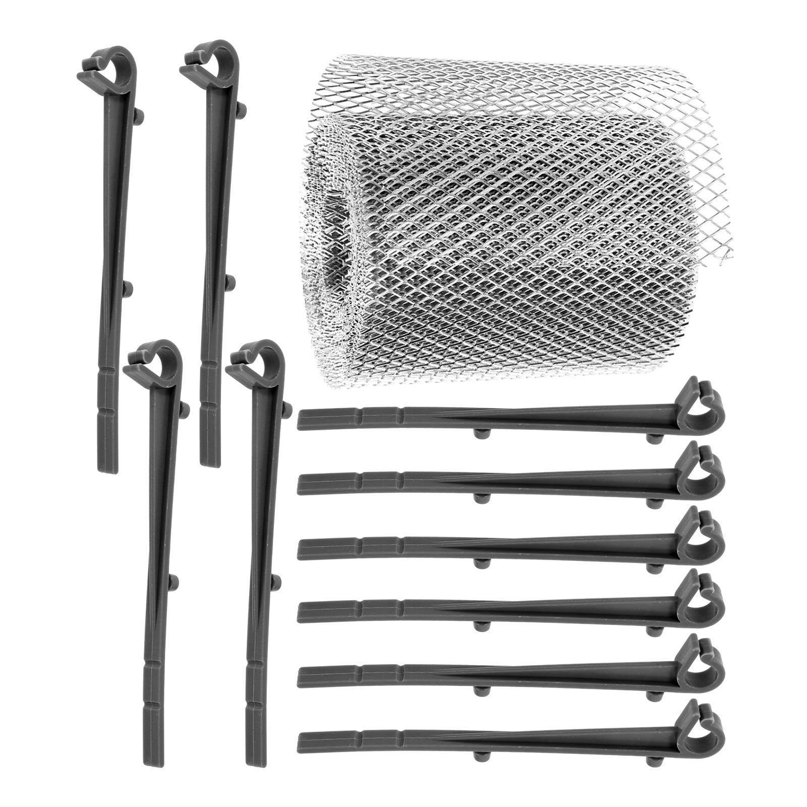 WORGEOUS Home Gutter Guard Metal Gutter Guard Plastic 1 Drainage ...