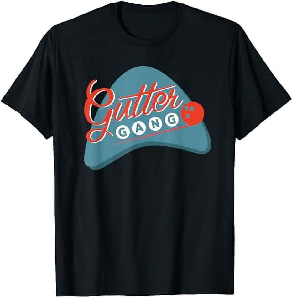 Gutter Gang Bowling League Team Shirt For Men Or Women - Walmart.com
