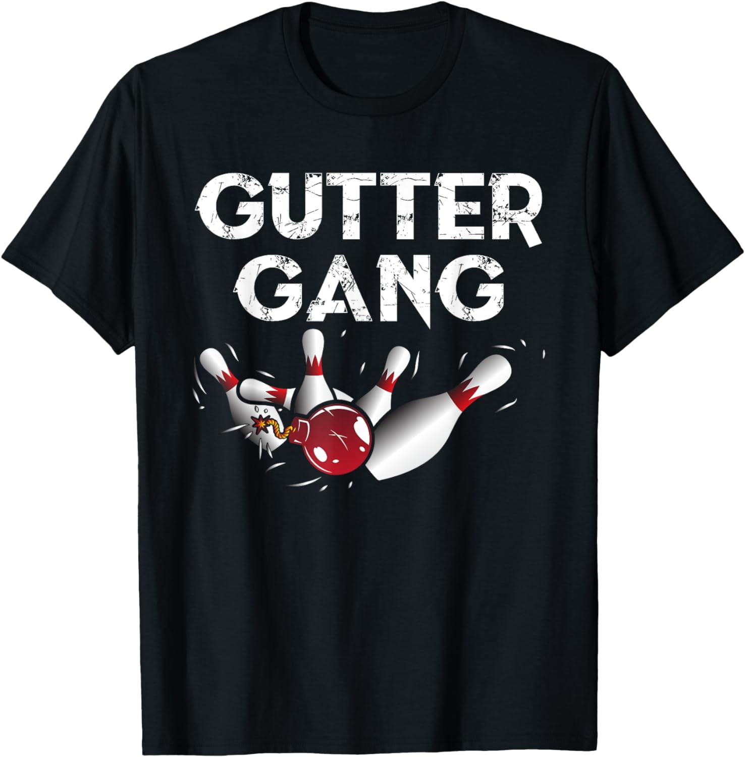 Gutter Gang TShirt Funny Bowling Shirts Bowling League T-Shirt ...