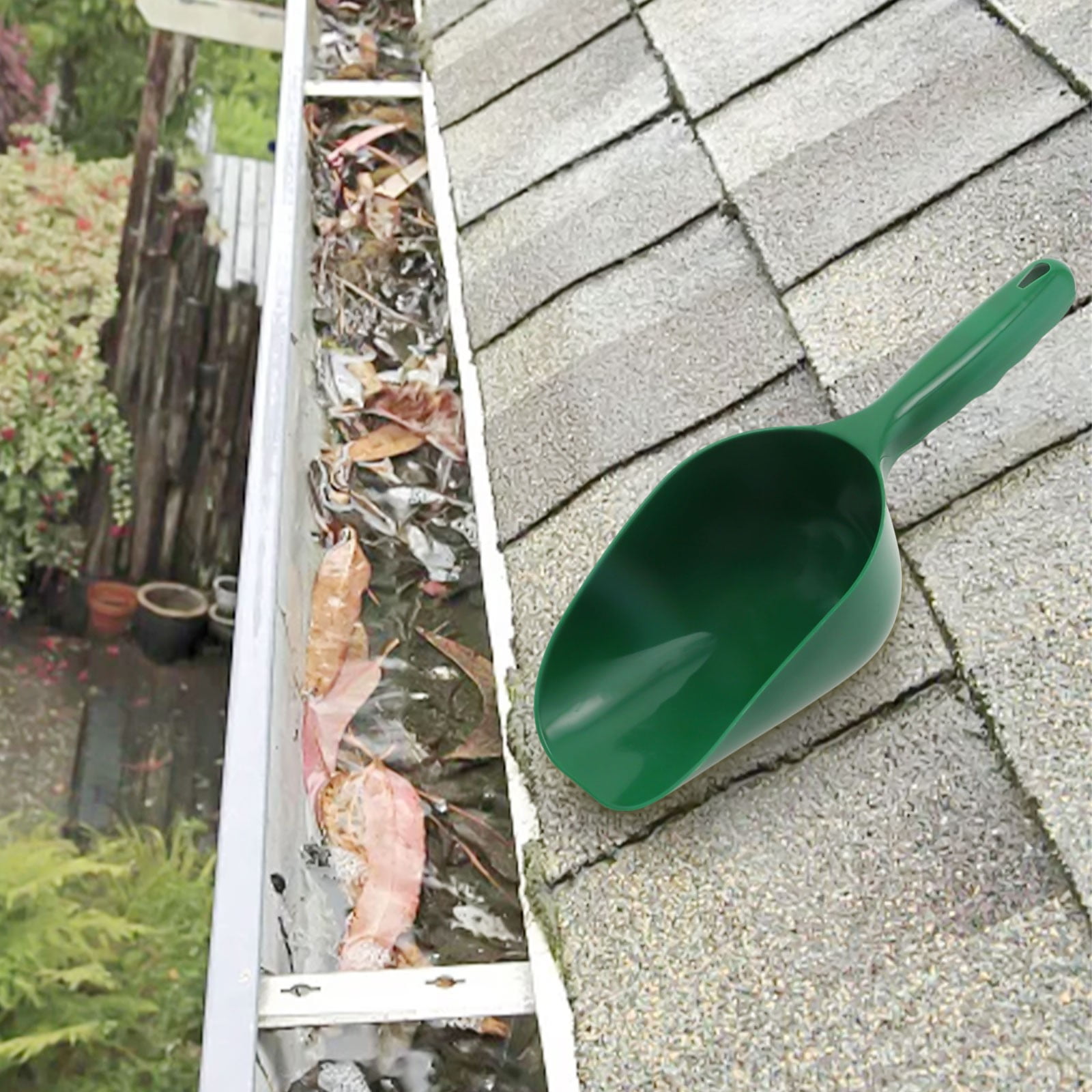Gutter Getter Scoop Cleaning Roof Tool Flex To Fit Dirt Debris Remove ...