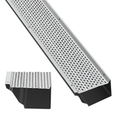 Waterlock Micromesh 6 inch Gutter Guards Leaf Protection, 25 Feet Light ...