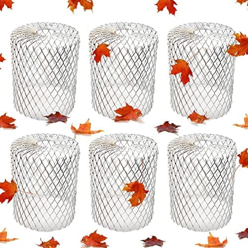 Gutter Guard (6 Pack) Leaf Filter Gutter Strainer & Downspout Guard ...
