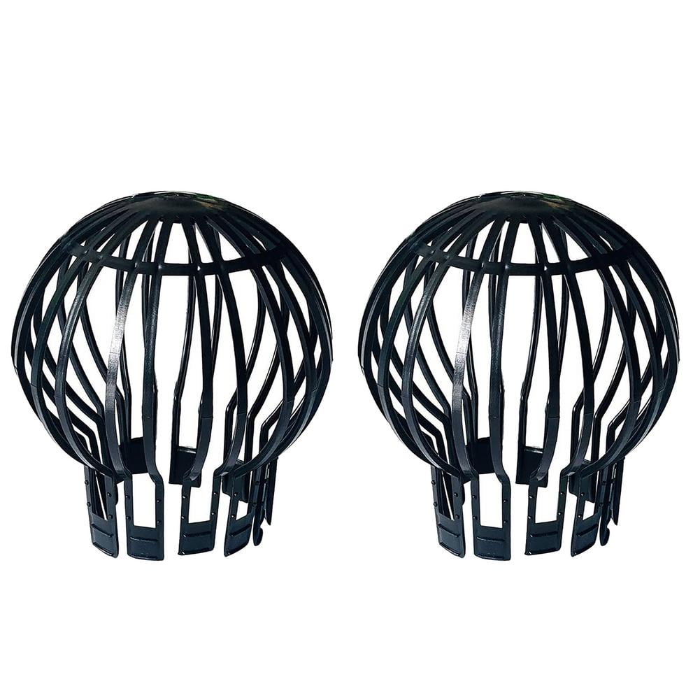 2pcs Roof Gutter Guard Filters Strainer Stops Blockage Leaf Drains ...