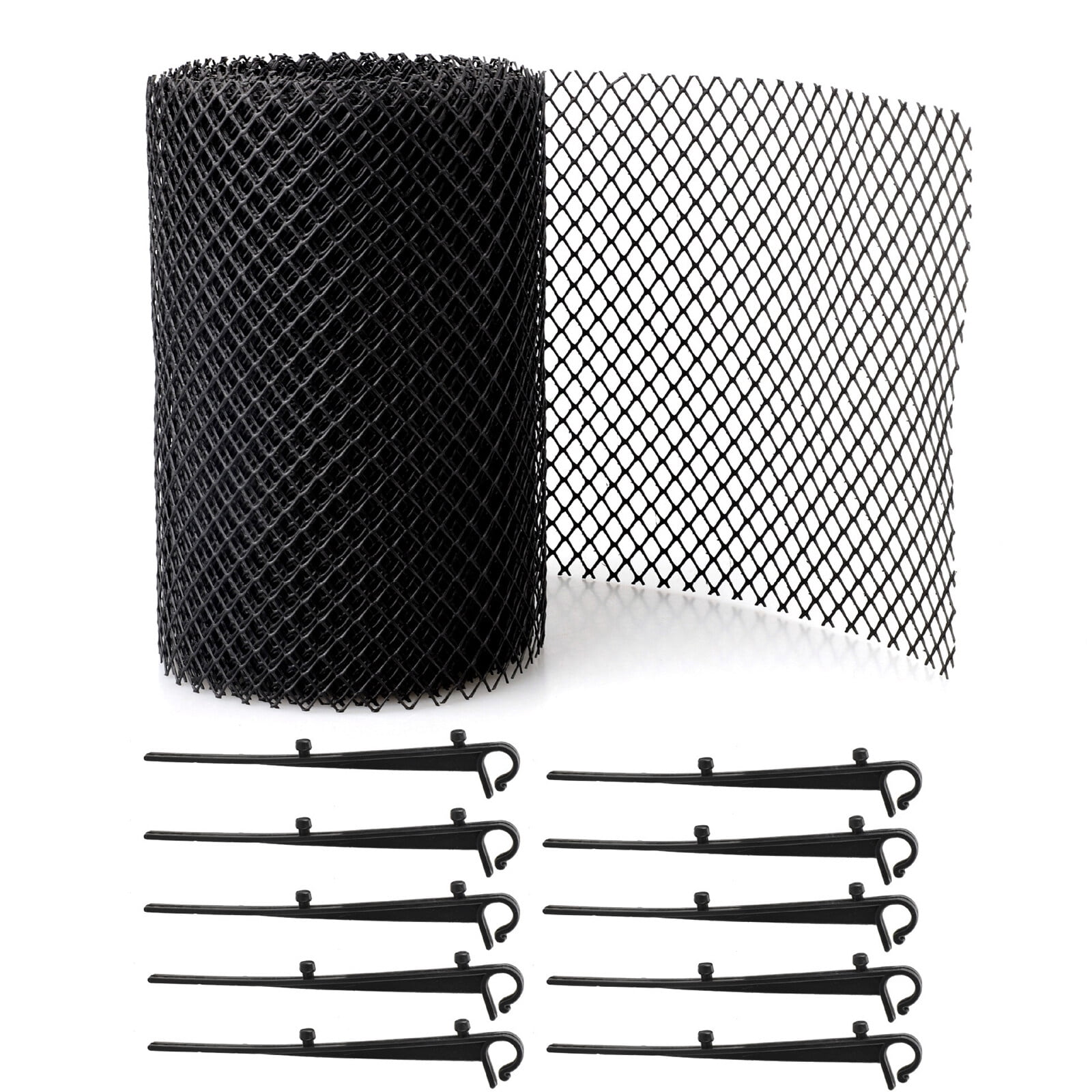 Gutter Guard Leaf Mesh Filter Rain Cover Protection Guards Screen Roll ...