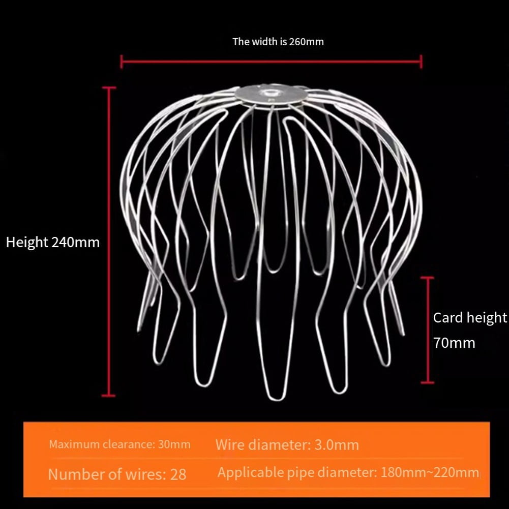 Gutter Guard Strainer Rain Pipe Cap Roof Floor Drain Balcony Drainage ...