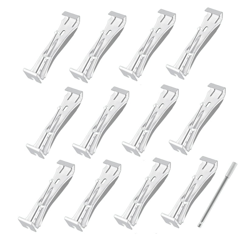 Gutter Hangers 5 Inch,Gutter Clips Hidden Gutter Hangers with A Rust ...