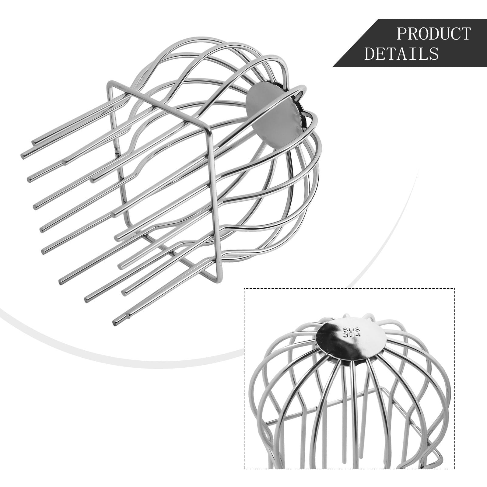 Gutter Leaf Guard Stainless Steel Filter Strainer Downspout Strainer ...
