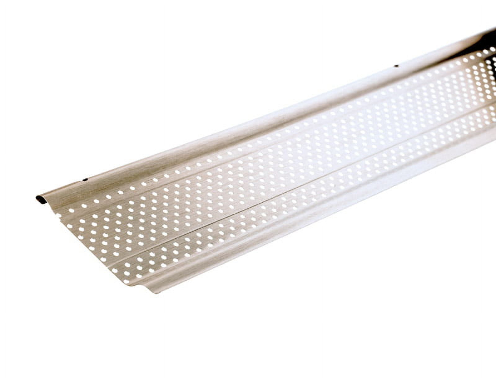 Gutter Protection Smart Screen 5 x 48 in. Metallic Aluminum Guard ...