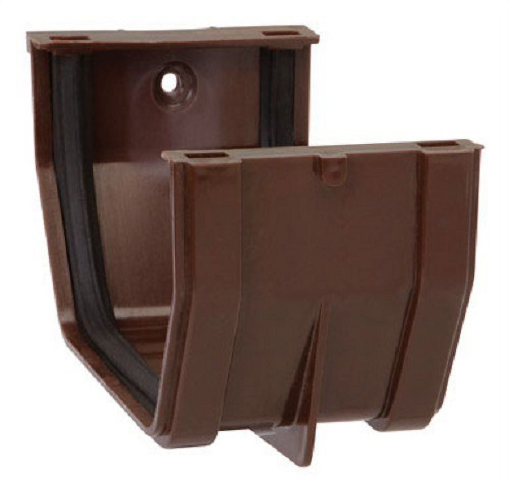 Gutter Slip Joint, Brown Vinyl - Walmart.com